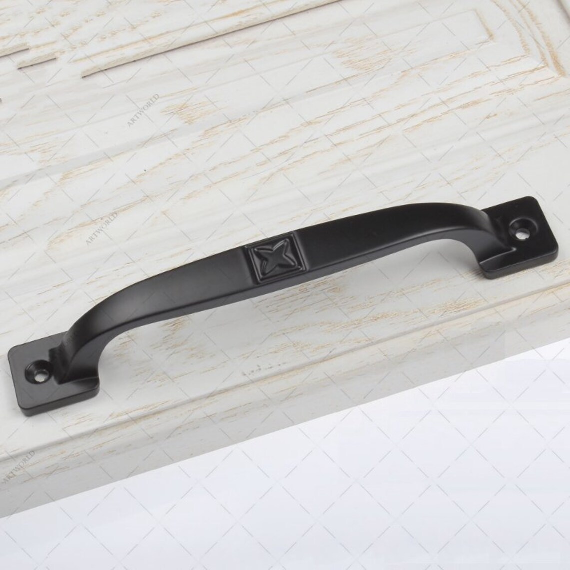 4.5 5.75 Black Drawer Handles Pulls Cabinet Pulls - Etsy
