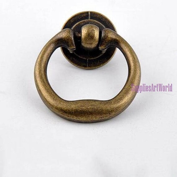 Drop Rings Pulls Knobs Drawer Pulls Handles Vintage Dresser | Etsy