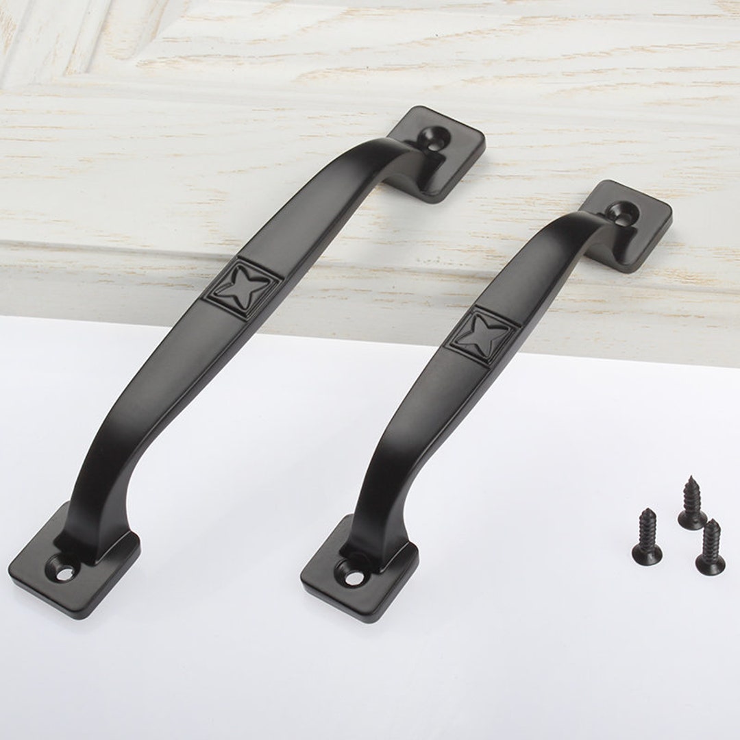 4.5" 5.75" Black Drawer Handles Pulls Cabinet Pulls Handles Door ...