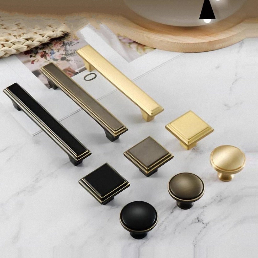 Brass Wardrobe Handles Knobs Pulls Drawer Pulls Handles Dresser Knobs ...