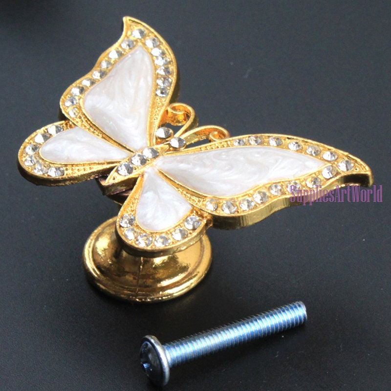 Butterfly Drawer Pulls Knobs Unique Cabinet Knobs Pulls - Etsy