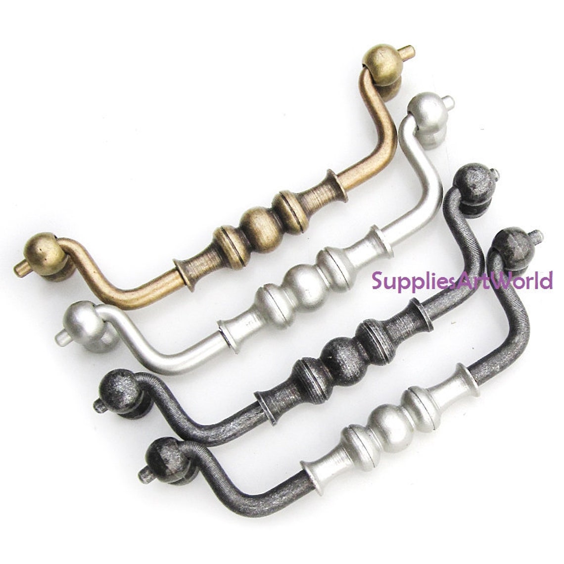 5 Drop Handles Pulls Drop Bail Swing Pulls Drawer Pull | Etsy