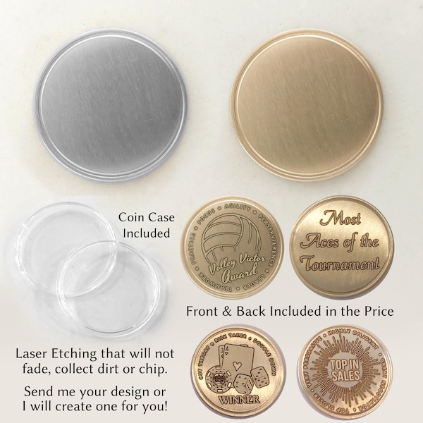 Gold Coin Award - Etsy
