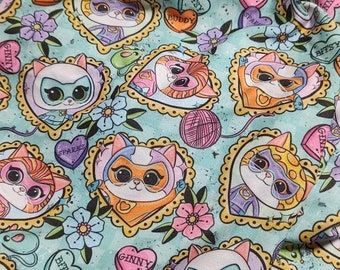 Girl Character Print / Vintage Bell Bottoms / Bummies / Lounge Set ...