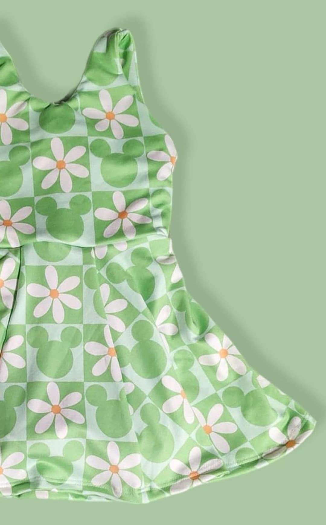 Green Daisy Checker Print / Vintage Bell Bottoms / Bummies / Lounge Set ...