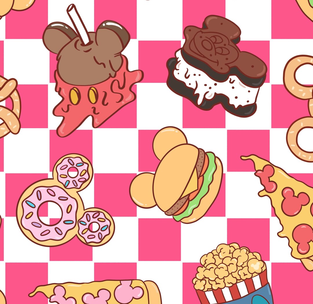 Foodie Mouse Checker Print / Vintage Bell Bottoms / Bummies / Lounge ...