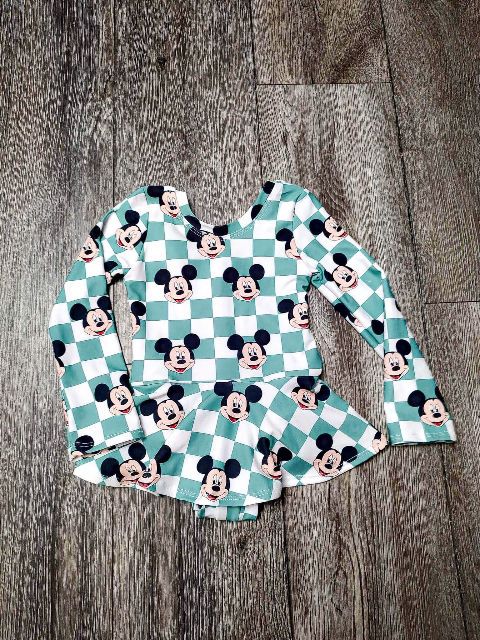 Checker Boy Mouse Print / Vintage Bell Bottoms / Bummies / Lounge Set ...