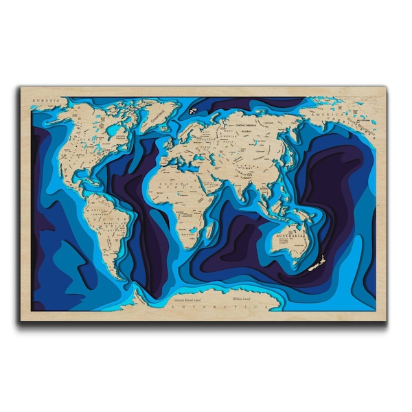 Coloring World Map - Etsy