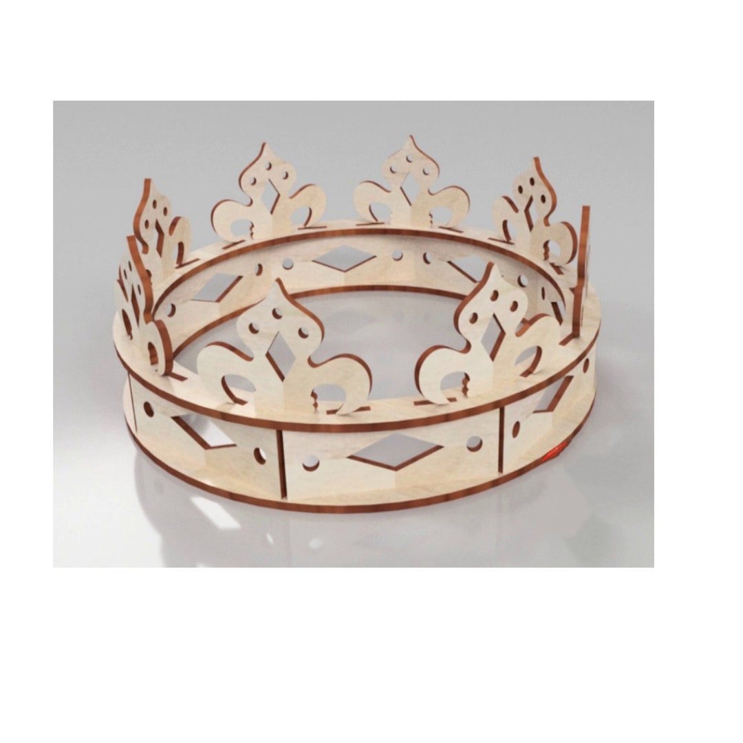 Crown Multilayer SVG/ Crown Cut File/ 3D Layer/ Plywood Cutting/ Paper ...