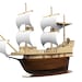 Ship Boat "mayflower"- SVG Laser Cut File,laser Cut Wooden Sailboat ...