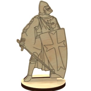 20 Figures of Knights,laser Cut Files, Wooden Medieval Toy Soldiers Set ...
