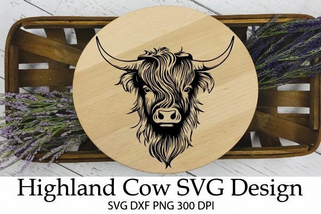 Highland Cow SVG Farm House Sign. - Etsy