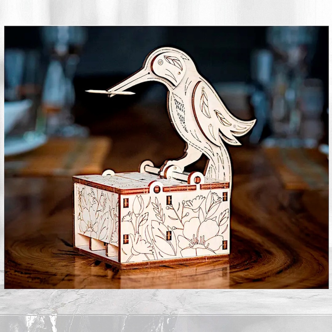 Bird Toothpick Dispenser Laser Cut Files ,self Assembly Constructors ...