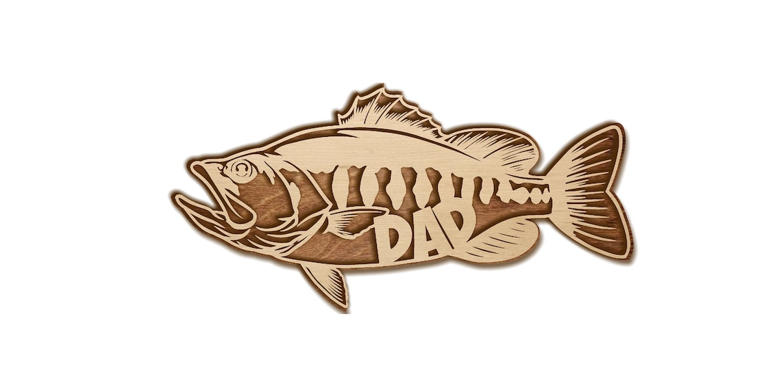 Bass Father's Day Sign, Dad Laser Cut,grandpa Sign, Uncle-papa- for ...