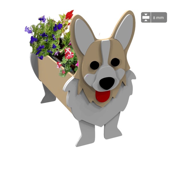 Corgi Planter - Etsy