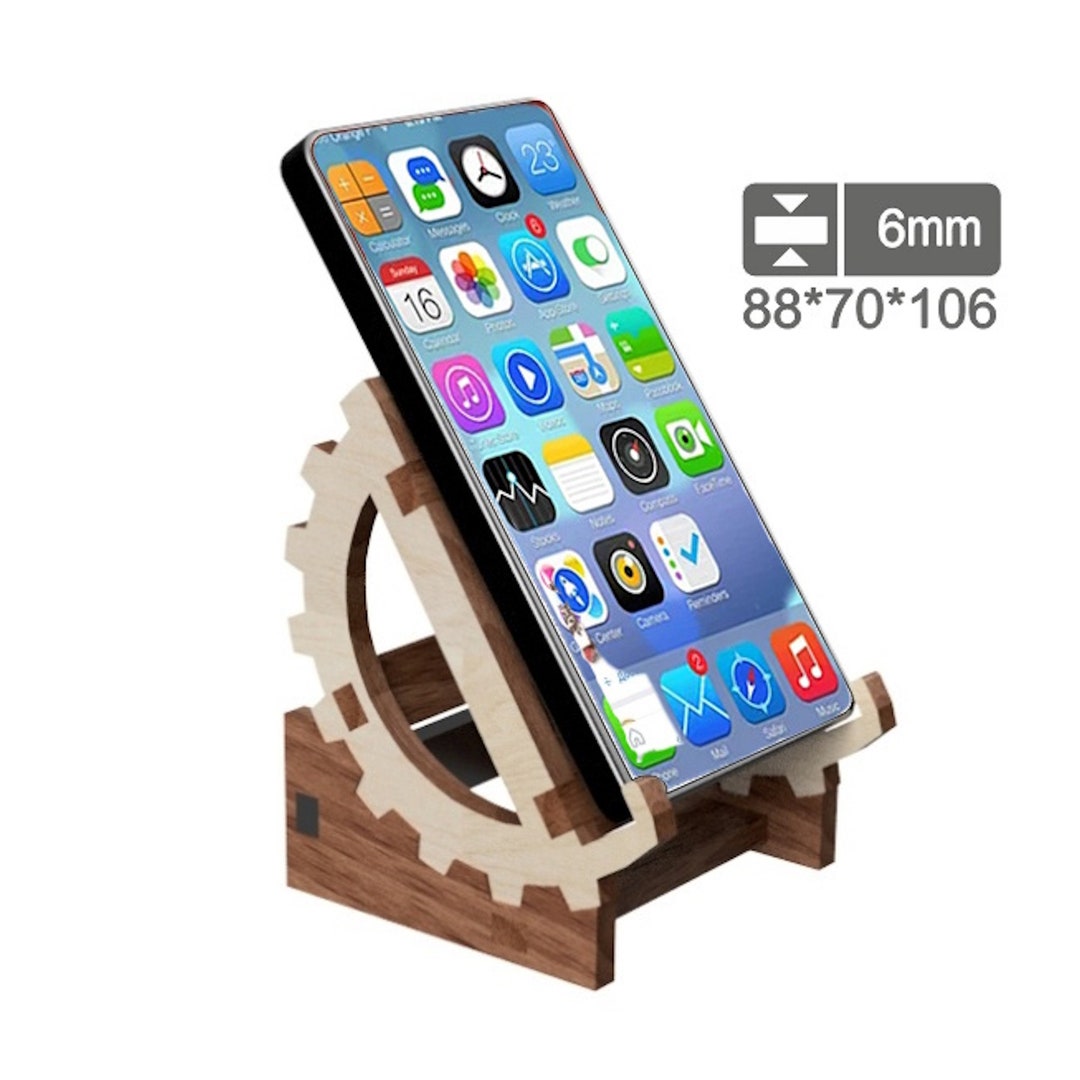 Laser Cut Steampunk Phone Stand,laser Cut Files , Adjustable Angle ...