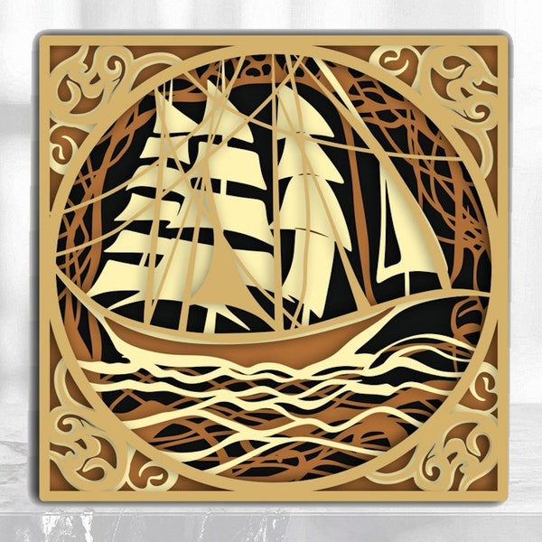 Laser Cut Ship - Etsy