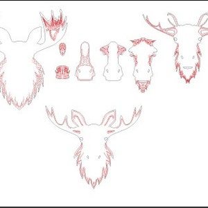 Spiritual Moose Multilayer Mandala 7 Layers Laser Cut Home Decor, SVG ...