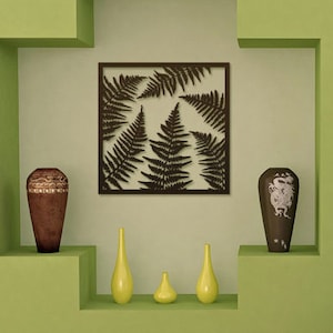 Decorative Panel With a Fern. - Etsy