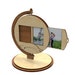 Rotating World Globe With Photo Frame, Multi -layer Panel,laser Cut ...