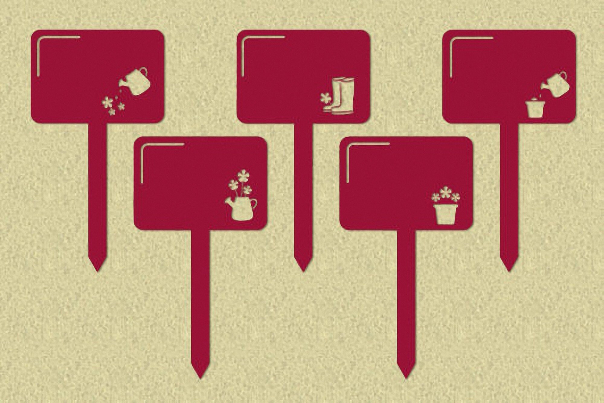 Collection of Garden Markers SVG - Etsy Canada