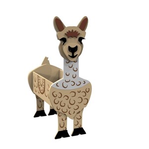 Lama Planter Pattern, Wooden Planter, Lama Pet Planter, Lama Planter ...