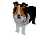 Collie Dog Planter Diy - Wood Planter - Garden Ornament - Wood Pet ...