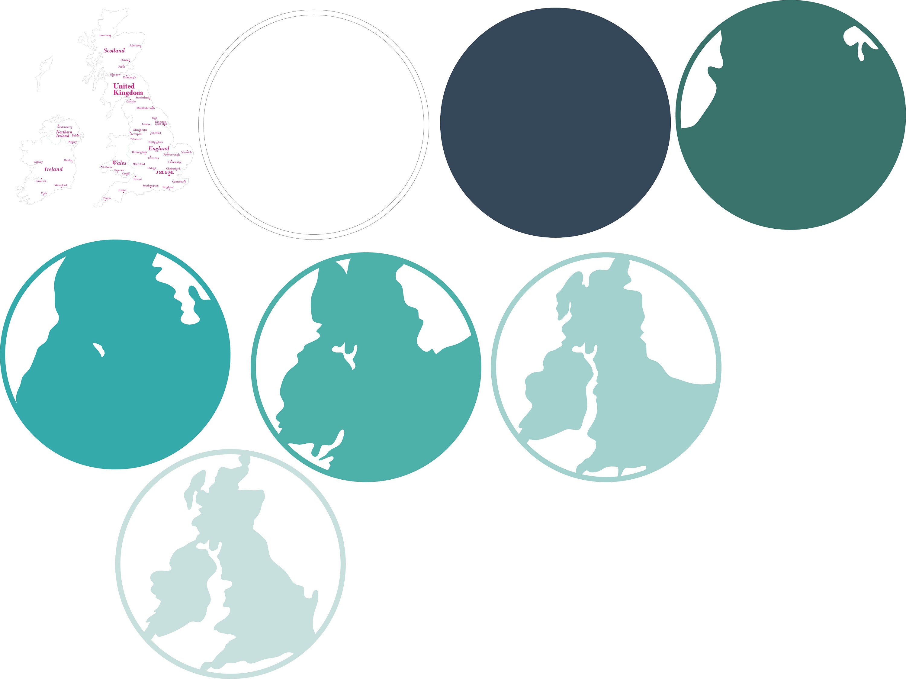 7 Layer 3D Map of the United Kingdom Multi layer Panellaser - Etsy UK