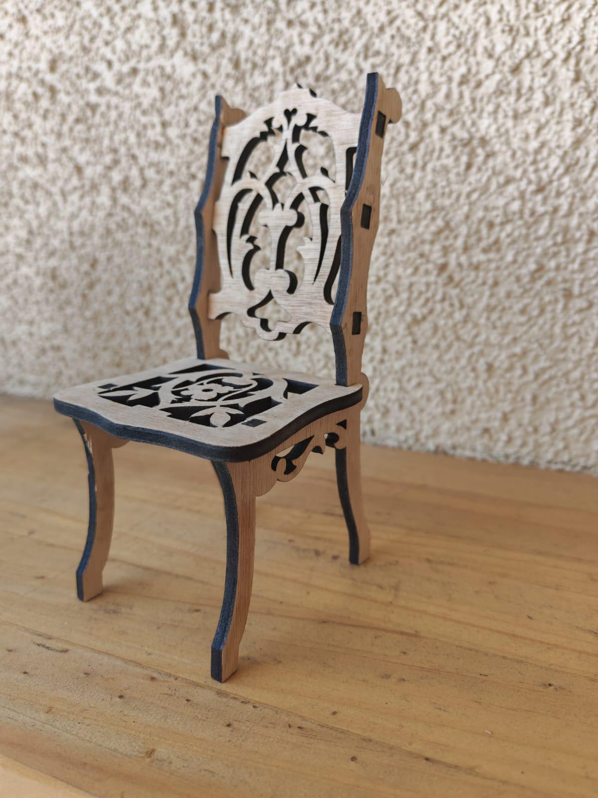 Doll Chair and Stools Laser Cut File, Toy for Girls Doll, Doll ...