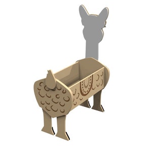 Lama Planter Pattern, Wooden Planter, Lama Pet Planter, Lama Planter ...