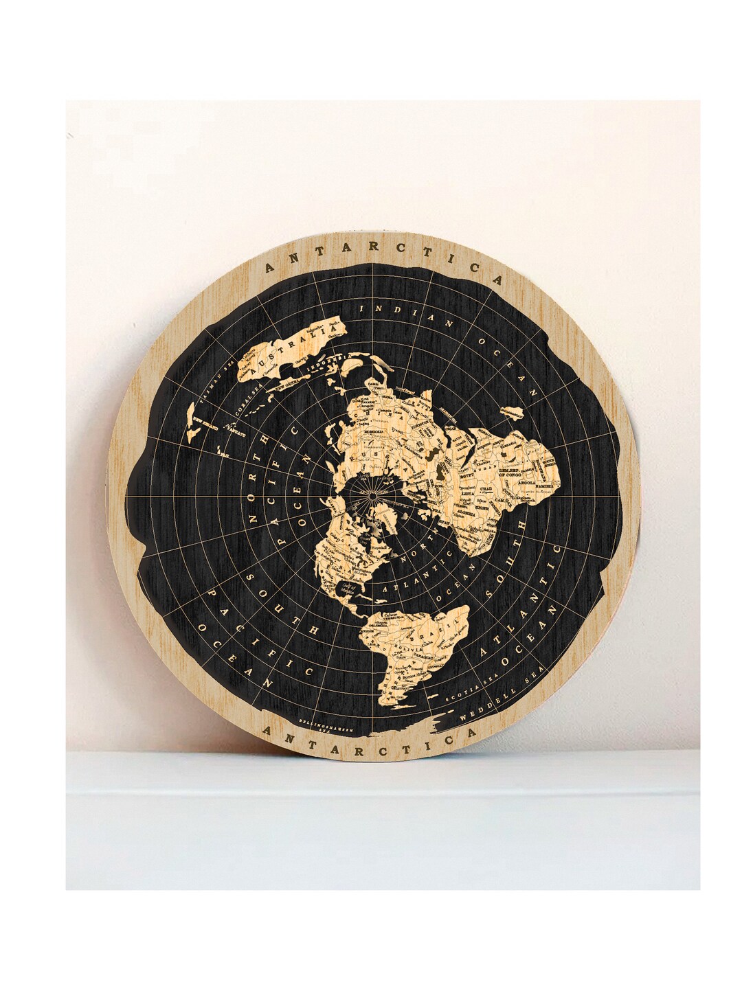 3D Map of the World, Multi -layer Panel,laser Cut File. 3D Wood World ...