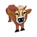 Cow Planter Pattern, Cow Wood Planter, DIY Garden Ornament Flower Pot ...
