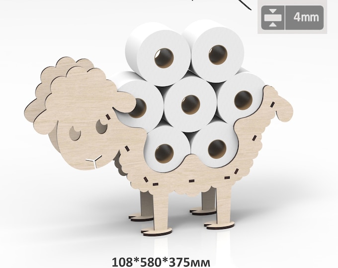 Wooden Sheep Coasters Laser Cut Svg File Glowforge Sheep Coasters ...