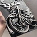 Multilayer Panel Motorcycle, Layered Art, Modern Decor Laser Cut Files ...