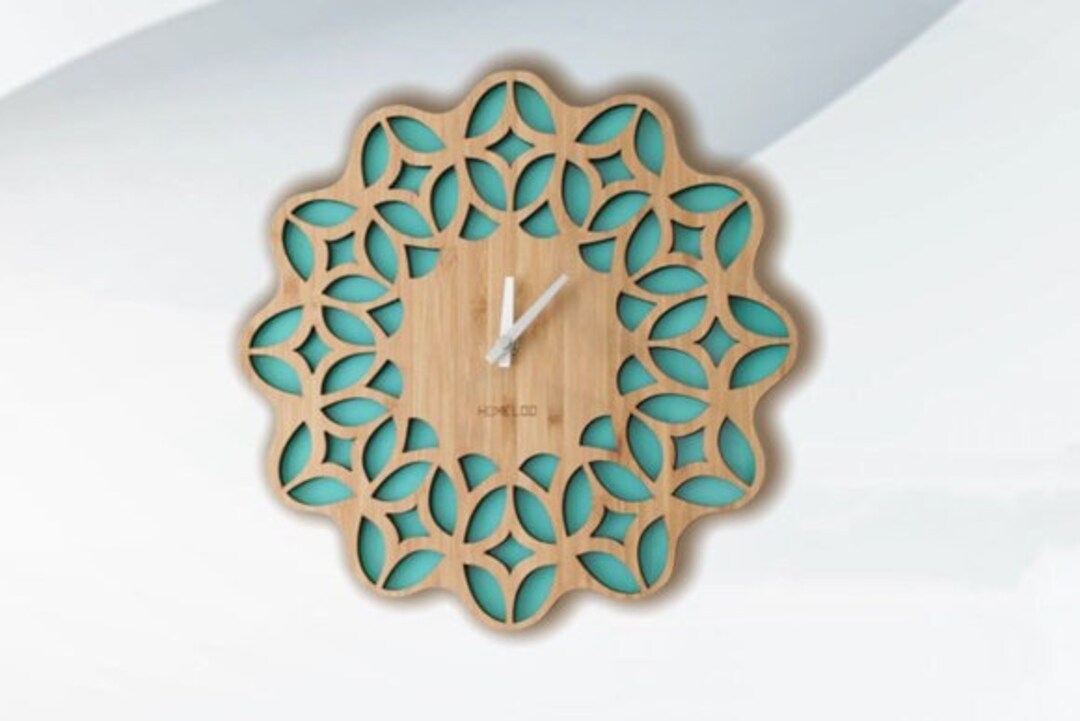 Digital Laser Cut File - Lake Clock - Laser Cut Files for Glowforge ...