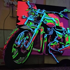Multilayer Panel Motorcycle, Layered Art, Modern Decor Laser Cut Files ...
