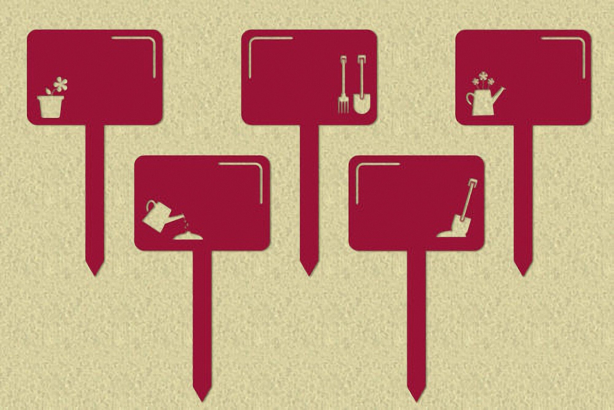 Collection of Garden Markers SVG - Etsy Canada