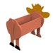 Cow Planter Pattern, Cow Wood Planter, DIY Garden Ornament Flower Pot ...
