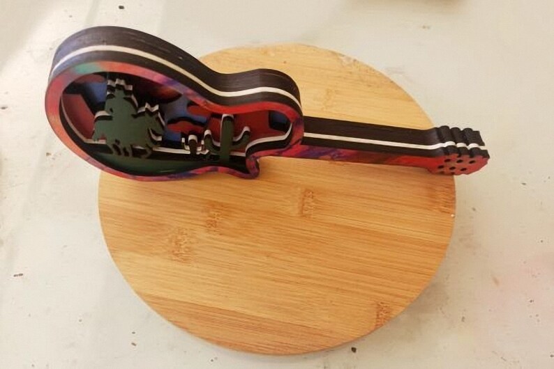 Guitar Laser Cut File Country Music Svg - Etsy