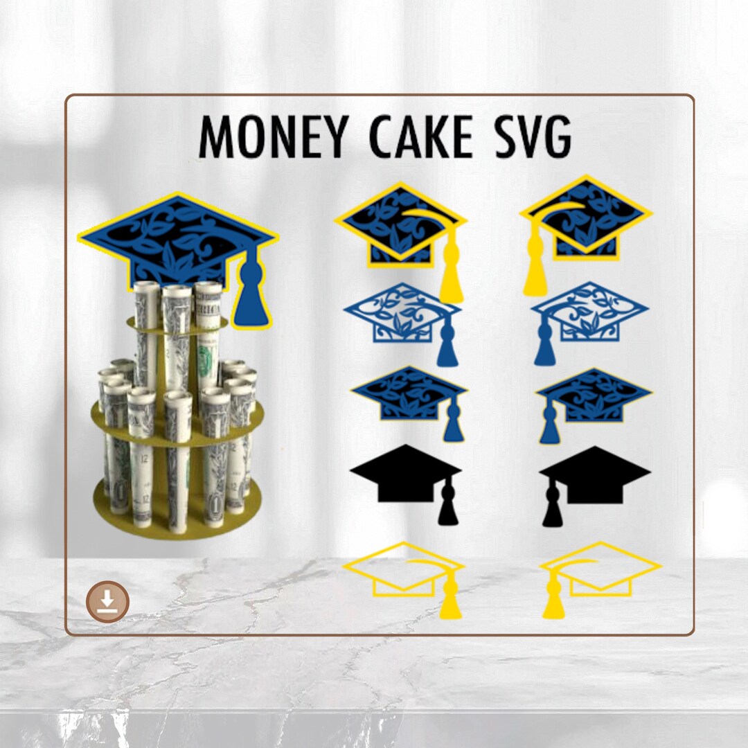 Money Cake SVG Money Holder SVG Design S3 - Etsy