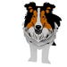 Collie Dog Planter Diy - Wood Planter - Garden Ornament - Wood Pet ...
