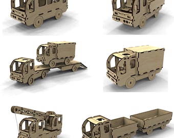 Laser Cut Clasic Car Model Wooden Car Cdr Dxf Svg Ai File - Etsy