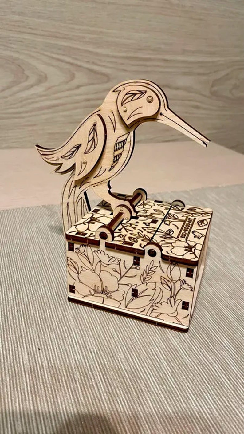Bird Toothpick Dispenser Laser Cut Files ,self Assembly Constructors ...