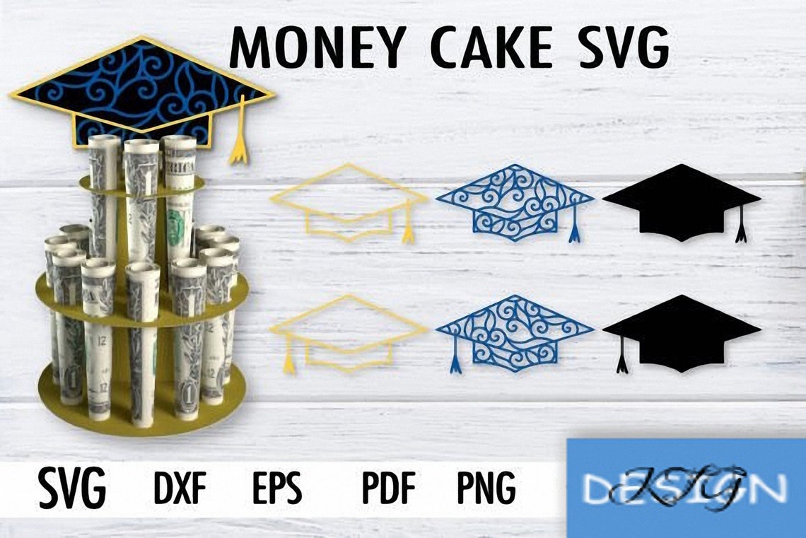Money Cake SVG Money Holder SVG Design - Etsy