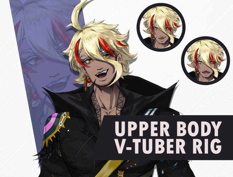 V-tuber Upper-body Rig Commission CONTACT BEFORE BUYING - Etsy