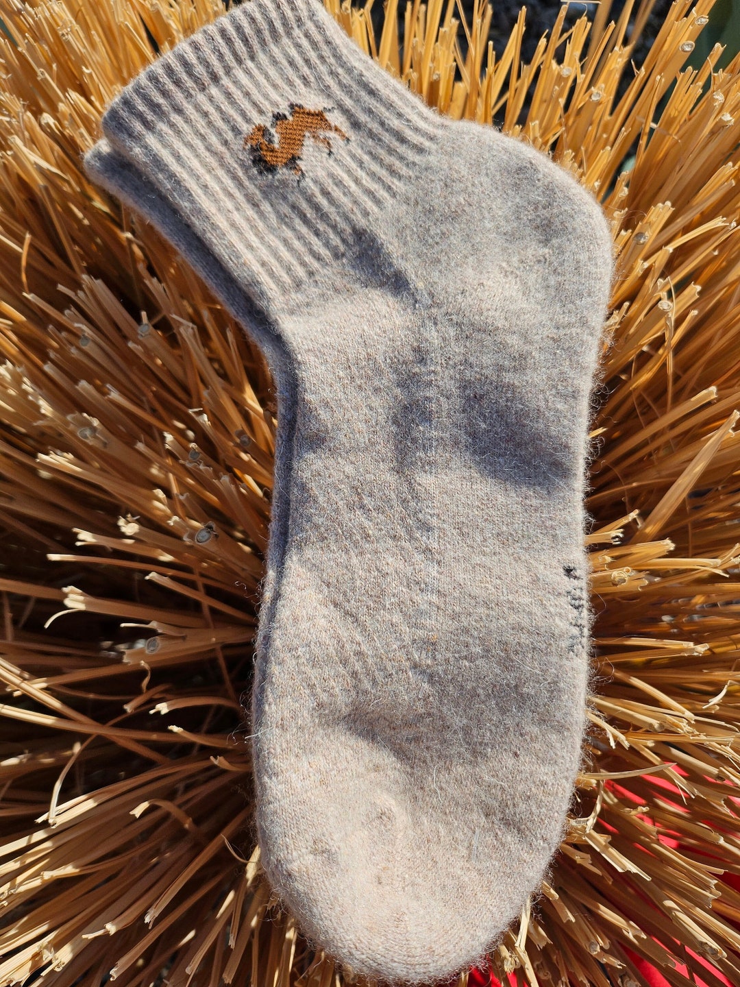 Mongolian Camel Wool Socks - Etsy