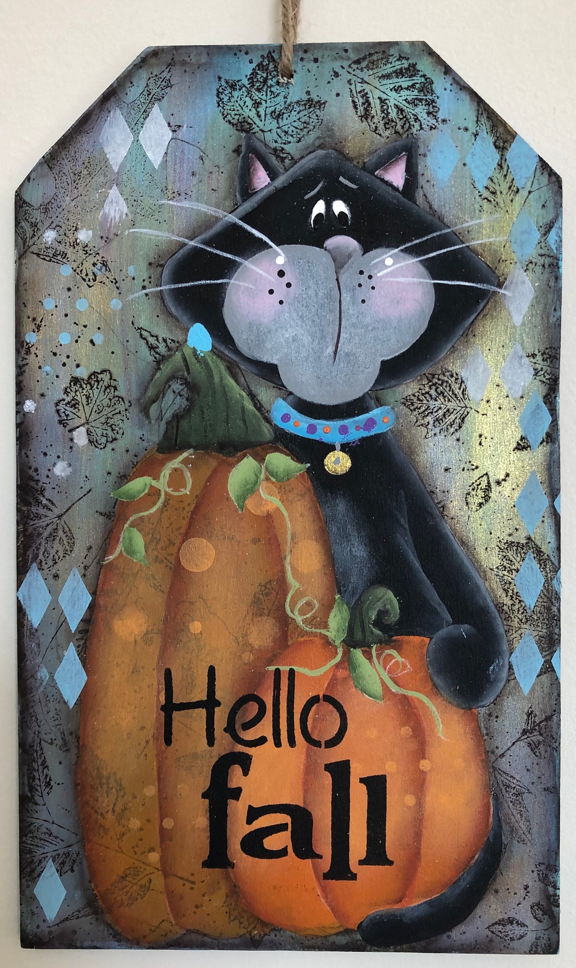 Hello Fall Kitty - Etsy