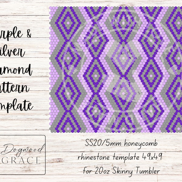 Aztec Tumbler Template SS20 Rhinestones Sublimation Pattern Digital ...