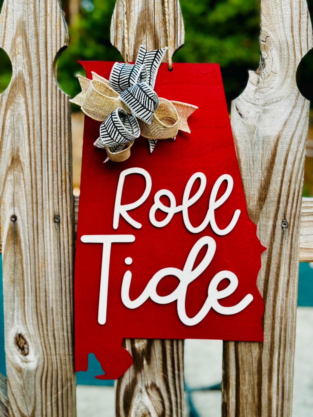 Roll Tide | Door Hanger | Sign | Football | Team Spirit - Etsy