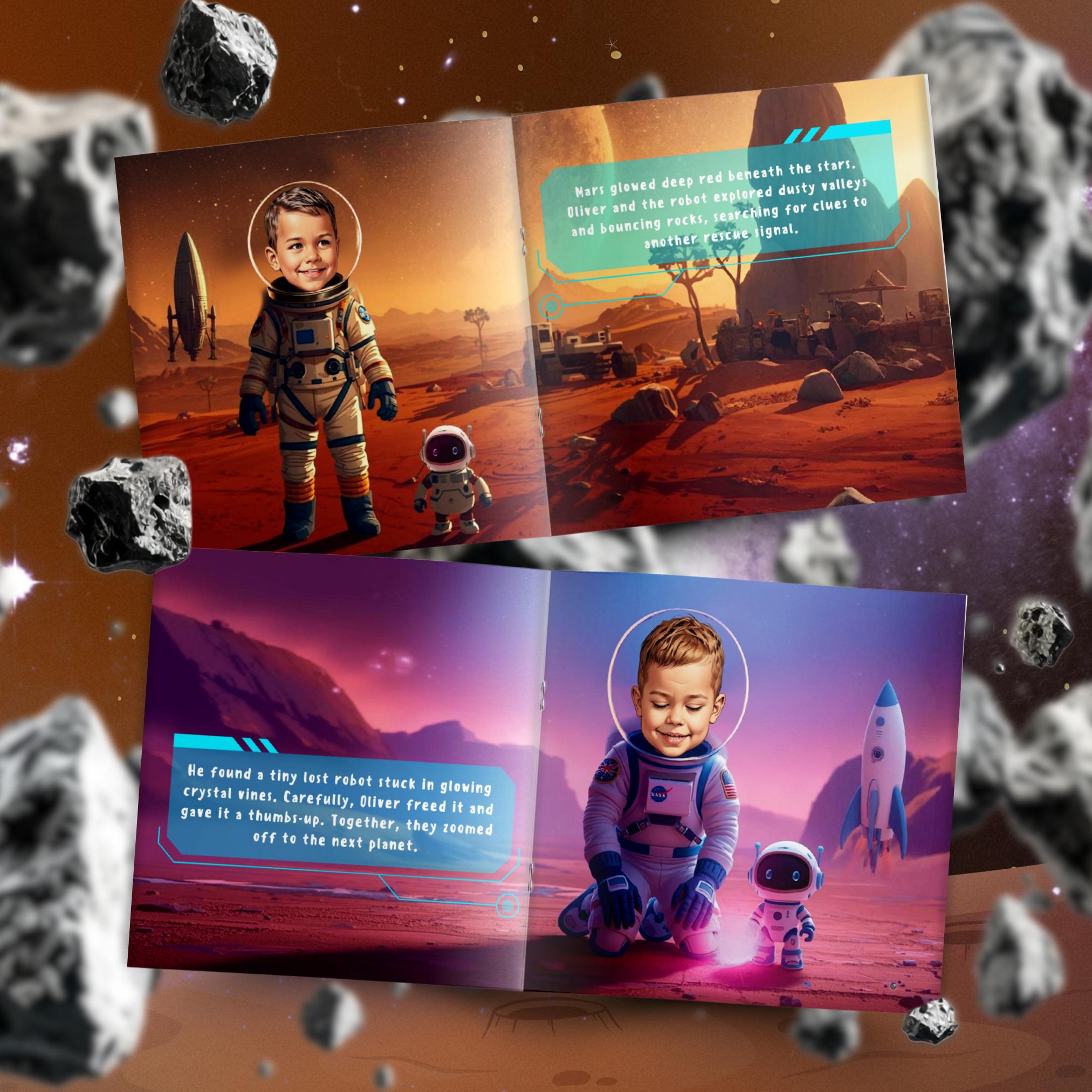 Personalized Space Adventure Book - Custom Kid Avatar Story - Etsy